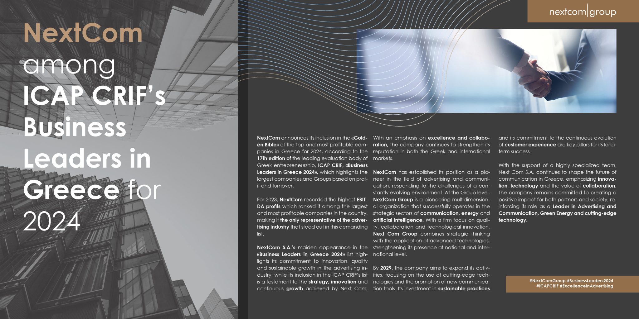 NextCom Group - 30 Years of Quality, Values, Reliability - NextCom Group